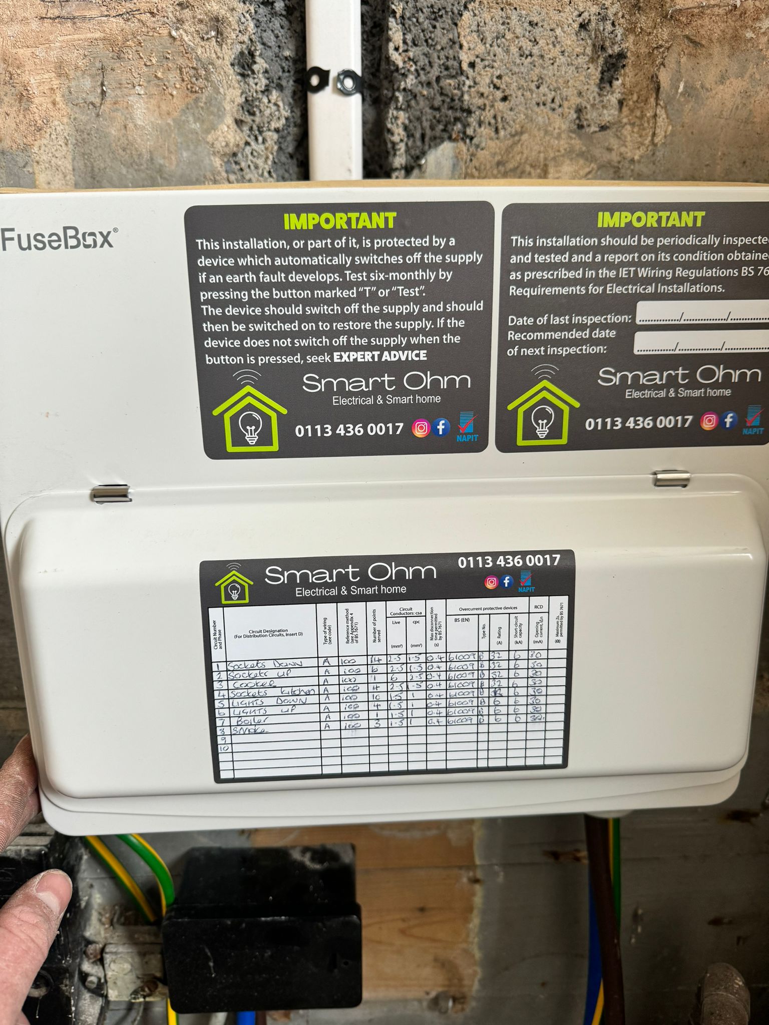 Fuse Board Upgrade
